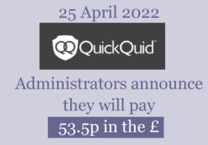 QuickQuid administration is paying 53.5p in the £ · Debt Camel